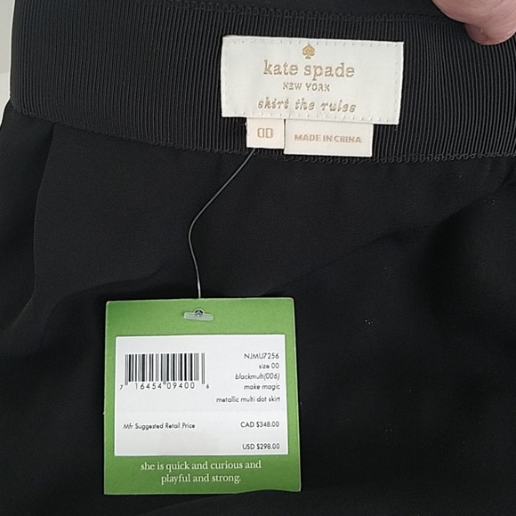 kate spade | Skirts | Kate Spade Make Magic Metallic Dot Skirt | Poshmark